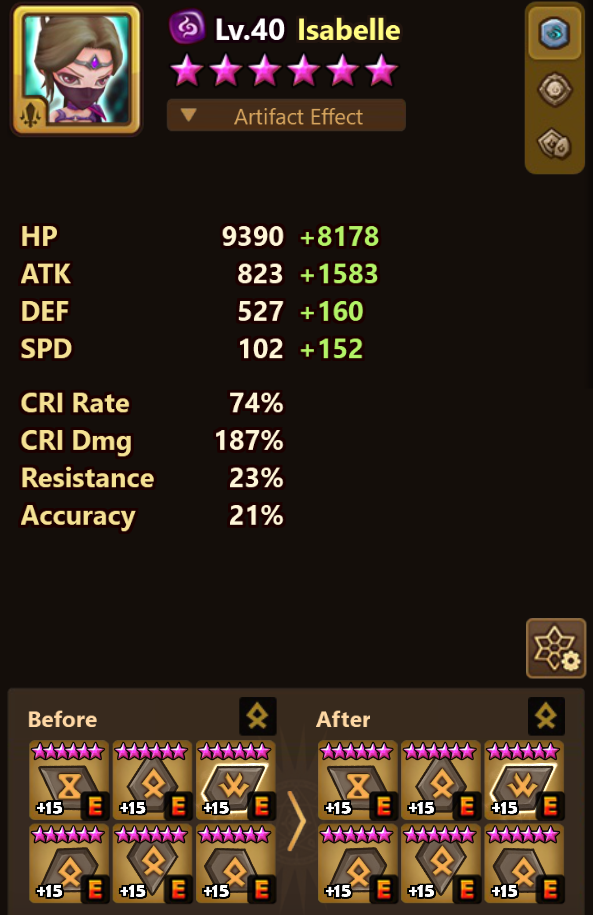 Psy’s Siege Rune-Showcase | Summoners War Sky Arena