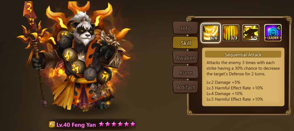 Monster Spotlight: Feng Yan, the Wind Panda Warrior | Summoners War Sky ...